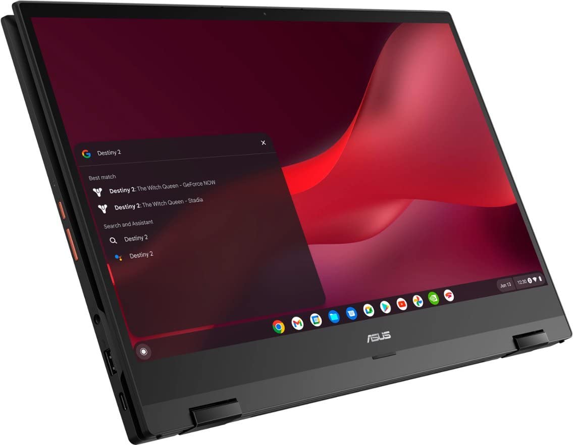 ASUS Cloud Gaming Chromebook Vibe CX55 Flip 15.6" Touchscreen 144Hz FHD 2-in-1 Laptop Computer, Intel Core i5-1135G7 (Beat i7-1065G7), 8GB LPDDR4X RAM, 512GB PCIe SSD, WiFi 6, Chrome OS