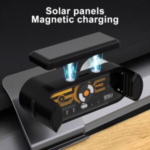 JOYEAUTO Phone Holder Solar Mount Cell Phone Accessories for Tesla - Solar Battery Charging, Electric Opening and Induction Closing, Creative Gift, Fit for Model 3 Model Y Cars