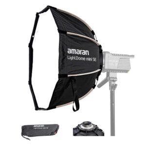 aputure amaran light dome mini se softbox quick-setup compact bowens mount octagonal softbox soft light modifier for video light amaran 150c 300c amaran 60/100/200