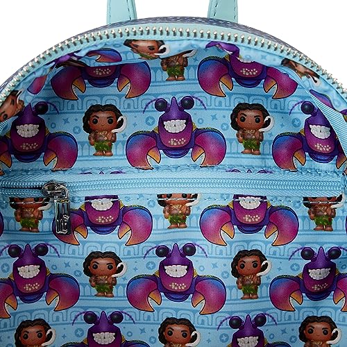 Loungefly Disney Villains: Moana - Tamatoa Glow in The Dark Mini-Backpack, Amazon Exclusive