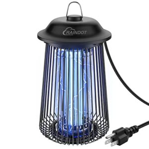 bug zapper outdoor, electric mosquito zapper, mosquito repellent outdoor, metal housing fly zapper waterproof,4200v 20w, mosquito trap for indoor, patio, garden