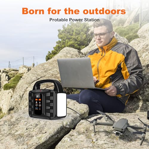 GIDEON Outdoor Generators Protable Power Station 42000mAh Solar Generator 155Wh for Outdoors Hunting Blackout Travel & Camping Outdoor Emergency, Lighting…