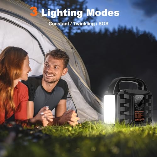 GIDEON Outdoor Generators Protable Power Station 42000mAh Solar Generator 155Wh for Outdoors Hunting Blackout Travel & Camping Outdoor Emergency, Lighting…