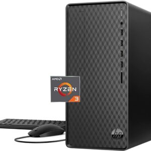 HP 2023 Newest Desktop, AMD Ryzen 3 5300G Processor(4 core 4GHz), 32GB DDR4 RAM, 1TB SSD, 2TB HDD, AMD Radeon Vega Graphics, Wi-Fi, Bluetooth, Windows 11 Home, Bundle with JAWFOAL