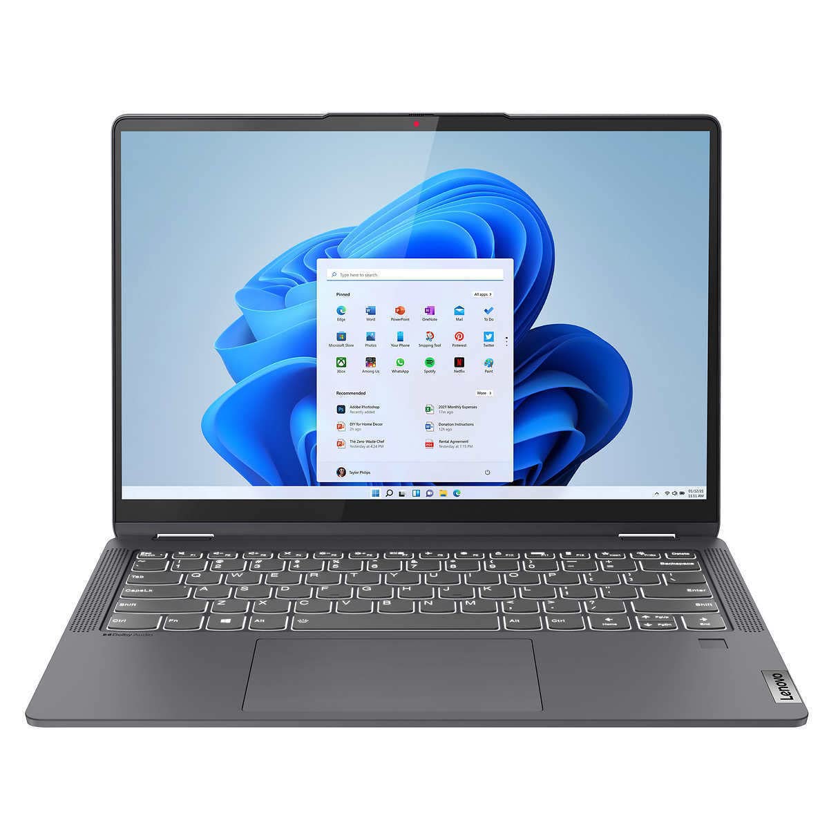 Lenovo 2023 IdeaPad Flex5 14” WUXGA IPS Touch 2-in-1 Laptop 10-Core Intel i5-1235U Iris Xe Graphics 16GB LPDDR4 512GB NVMe SSD Thunderbolt4 WiFi AX HDMI Backlit KB Fingerprint Windows 11 Pro w/RE USB