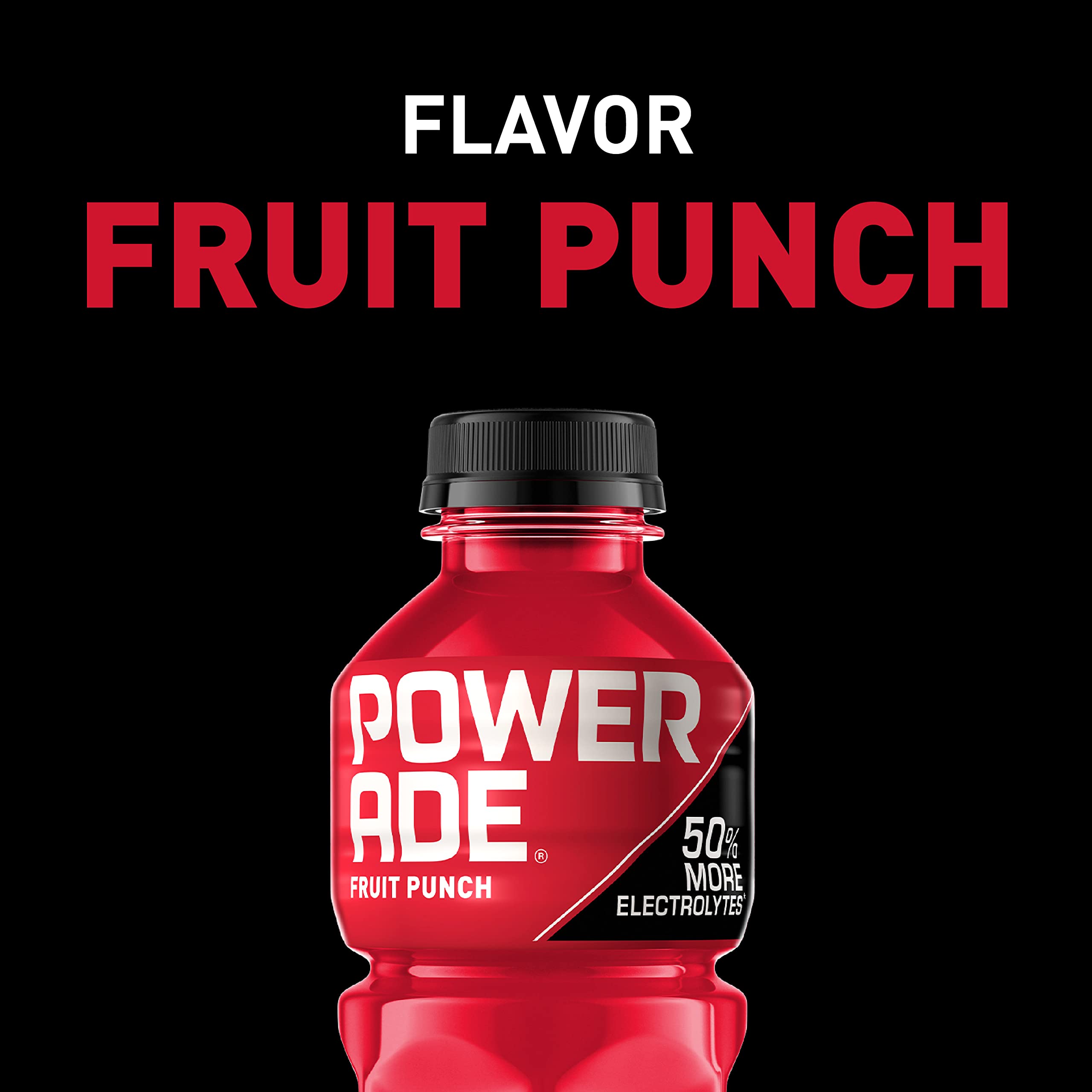 POWERADE Sports Drink Fruit Punch, 20 Ounce (Pack of 24)