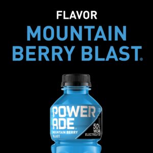 POWERADE Sports Drink Mountain Berry Blast, 20 Ounce (Pack of 24)