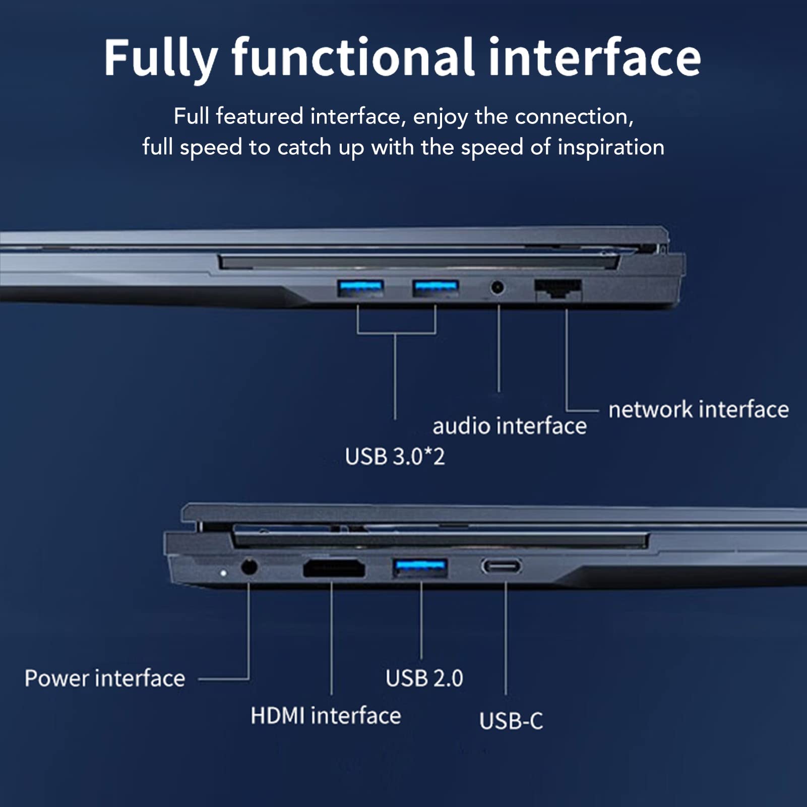 Tangxi CoreI7 32GB RAM 256GB SSD Computer, Dual Screen 16in HD Main Screen 14in Touch Sub Screen Laptop PC, Windows10 Windows11 Home Office, 13600mAh Battery