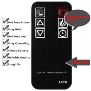 Replacement for KBX Fireplace Heater Remote Control SF103-18G SF103-23G