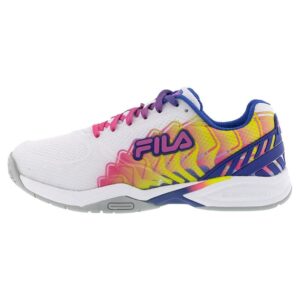 fila womens volley zone pbf, color: wht/kopk/mblu, size: 7.5 (5pm01794-149-7.5)