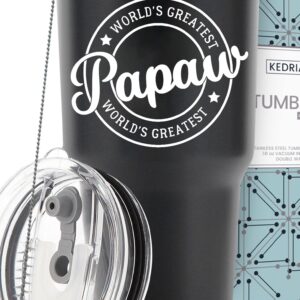 Papaw Tumbler 30oz, Best Pawpaw Gifts From Grandchildren, Best Papaw Gifts For Pawpaw From Grandkids, Papaw Christmas Gifts For Pawpaw From Granddaughter, Pawpaw Gifts From Grandson, Papaw Coffee Mug