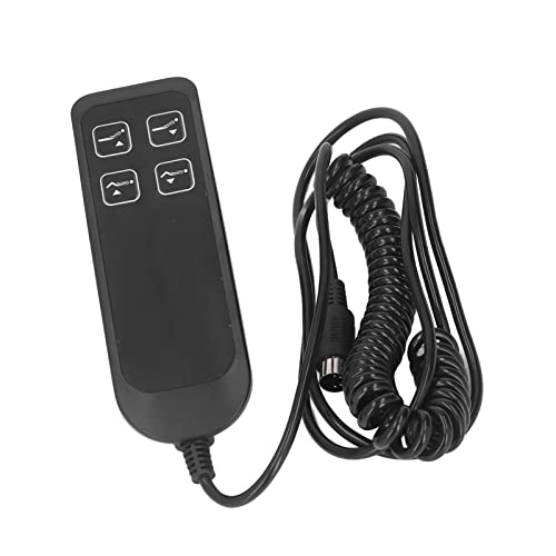 Remote Hand Control, 4 Button Hand Control Handset with 5Pin Connection, Professional Electric Sofa Remote Hand Control for Lift Chair Power Recliner