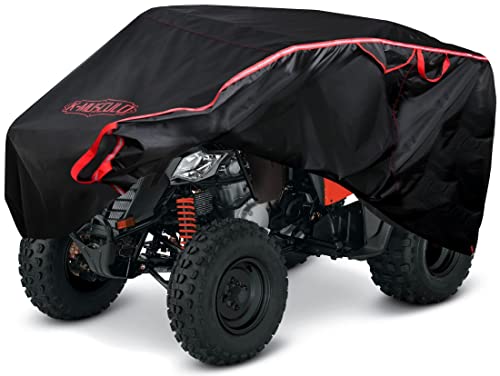 K-Musculo ATV Cover for 4 Wheelers - 102 Inch ATV Covers 600D Heavy Duty & Waterproof, Outdoor Four Wheeler Quad Cover All Weather Large for Polaris, Kawasaki, Arctic Cat, Honda, Yamaha and More