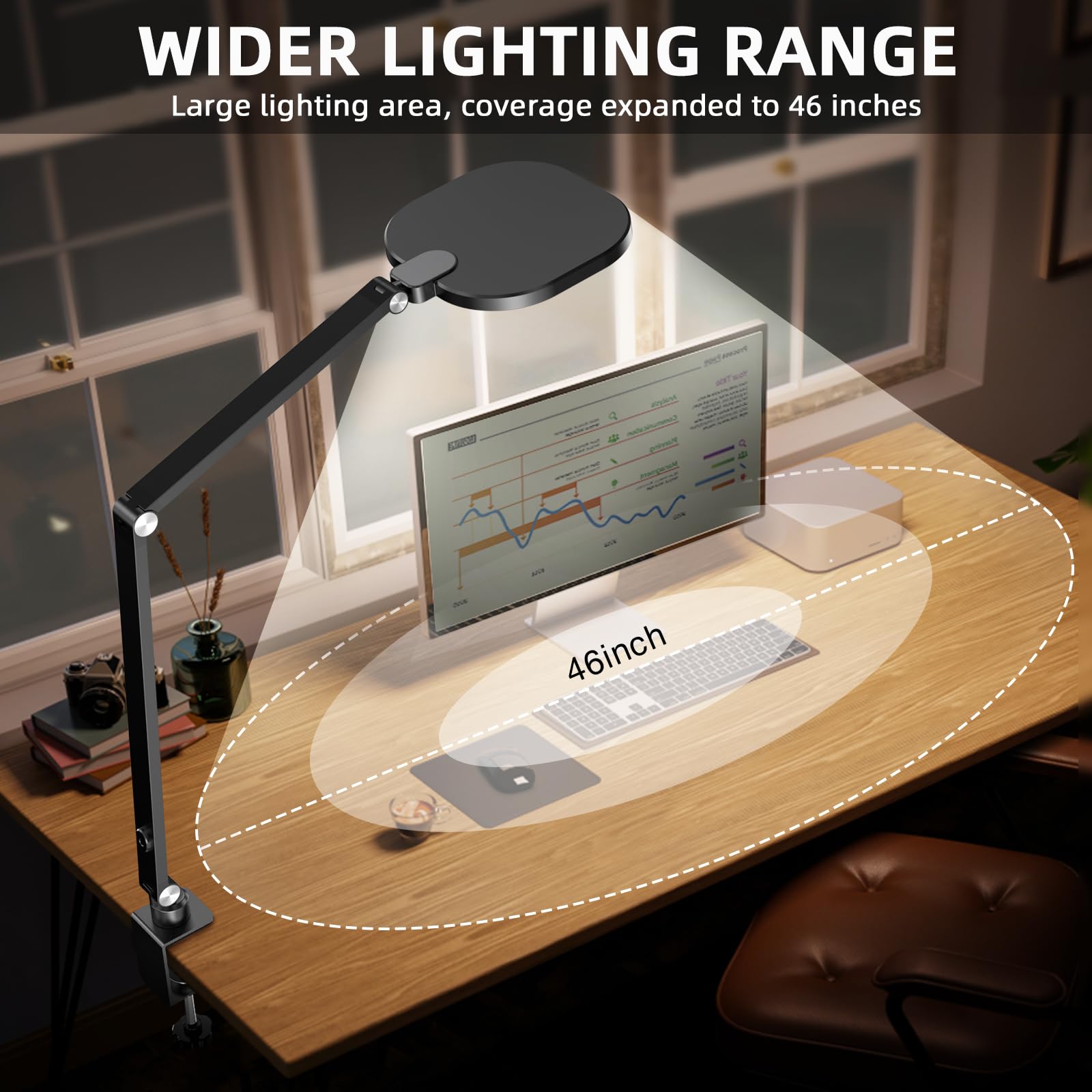 LitONES Zoom Lighting for Computer Video Conference Light, 15W Webcam Light with Clamp for Zoom Meeting Laptop Video Calls, Desk Ring Light for Video Recording Podcast Live Streaming