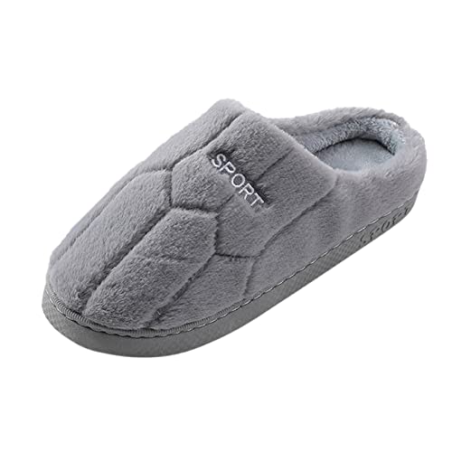 Aniywn Women's Cotton Indoor House Slippers Memory Foam Washable Cotton Non-Slip Bedroom Home Slippers Shoes