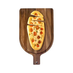 Ironwood Charcuterie Board With Handle, Acacia Wood