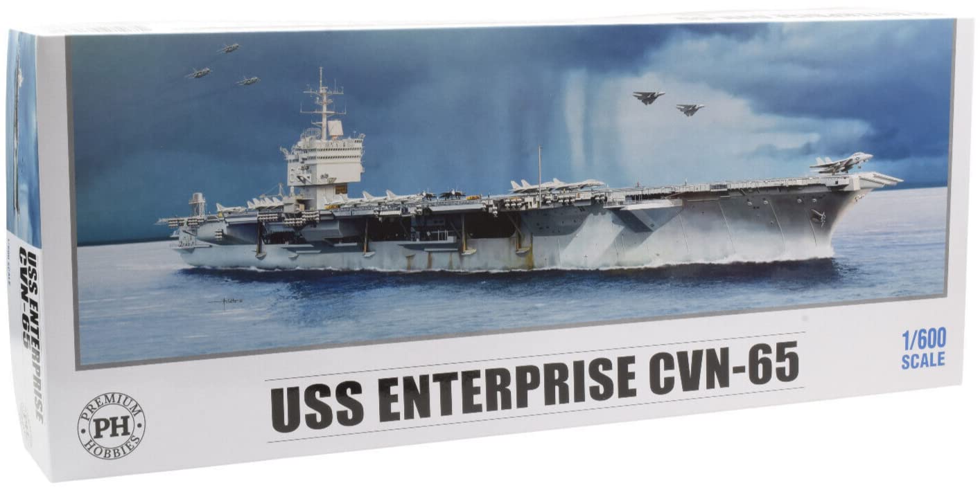 Premium Hobbies USS Enterprise CVN-65 1:600 Model Aircraft Carrier Kit 311V