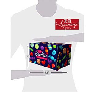 LA Signature HUGE Assorted Candy PARTY MIX BOX 6.50 LBS/104 OZ Over 255 Individually Wrapped Candies of All Time America's Most (Purple)