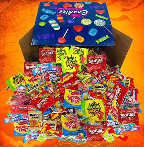 LA Signature HUGE Assorted Candy PARTY MIX BOX 6.50 LBS/104 OZ Over 255 Individually Wrapped Candies of All Time America's Most (Purple)