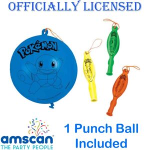 Anagram Pikachu Foil Balloon Bouquet Set | Intended for Pokemon Pokeball Theme | Party Accesory | Multicolor | 6th Birthday (AN-29460,AN-36332)