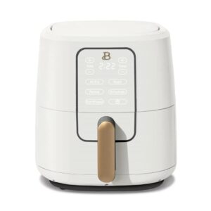 6 quart touchscreen air fryer, white icing by drew barrymore