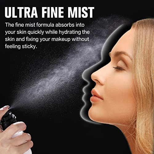 UCANBEMAKEUP Dewy Makeup Setting Spray Shimmer Glow Finish Hydrating Illuminating Finishing Spray for face Lightweight Long Lasting Make Up Fixing Hydrate Skin for a Bright Look 3.15 Fl Oz