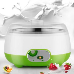 pandair 1l automatic yogurt maker with stainless steel inner pot for home organic yogurt, cheese maker, fruit wine maker us stock