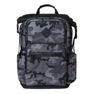 o'neill mens odyssey trvlr 37l backpack, black camo