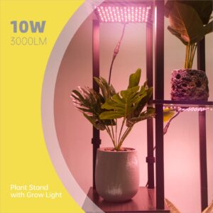 Bstrip Plant Stand with Grow Lights, 6 Tier-7 Potted Plant Shelf with Grow Lights, Grow Light Stand, Dimmable 60W (6X10W) Full Spectrum Led Plant Light with Timer for Indoor Plants, Patio Garden