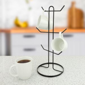 Spectrum Diversified 6-Mug Holder Finley, Matte Black