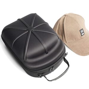 AUKURA Hat case for baseball caps, Hard hat organizer, Hat holder for Traveling & Home Storage, with handle and shoulder strap, smash-proof, dust-proof hat protector