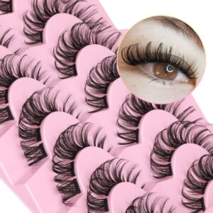 Natural Lash Clusters D Curl False Eyelashes 14mm Wispy Individual Lashes Extensions DIY Mink Lashes Multipack by calphdiar