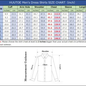 HUUTOE Dark Green Mens Beach Dress Shirts Button Down Long Sleeve Formal Dress Shirts for Men 3XL 2024 Saint Patricks Day Shirts Men