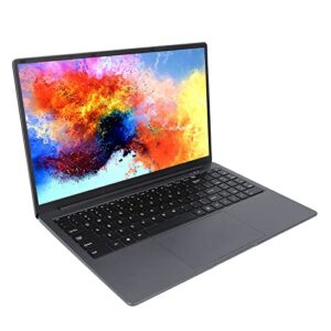 IPS Laptop, Quad Core 15.6in Laptop LED Keyboard Backlight 15.6in IPS for Home (12+256G US Plug)