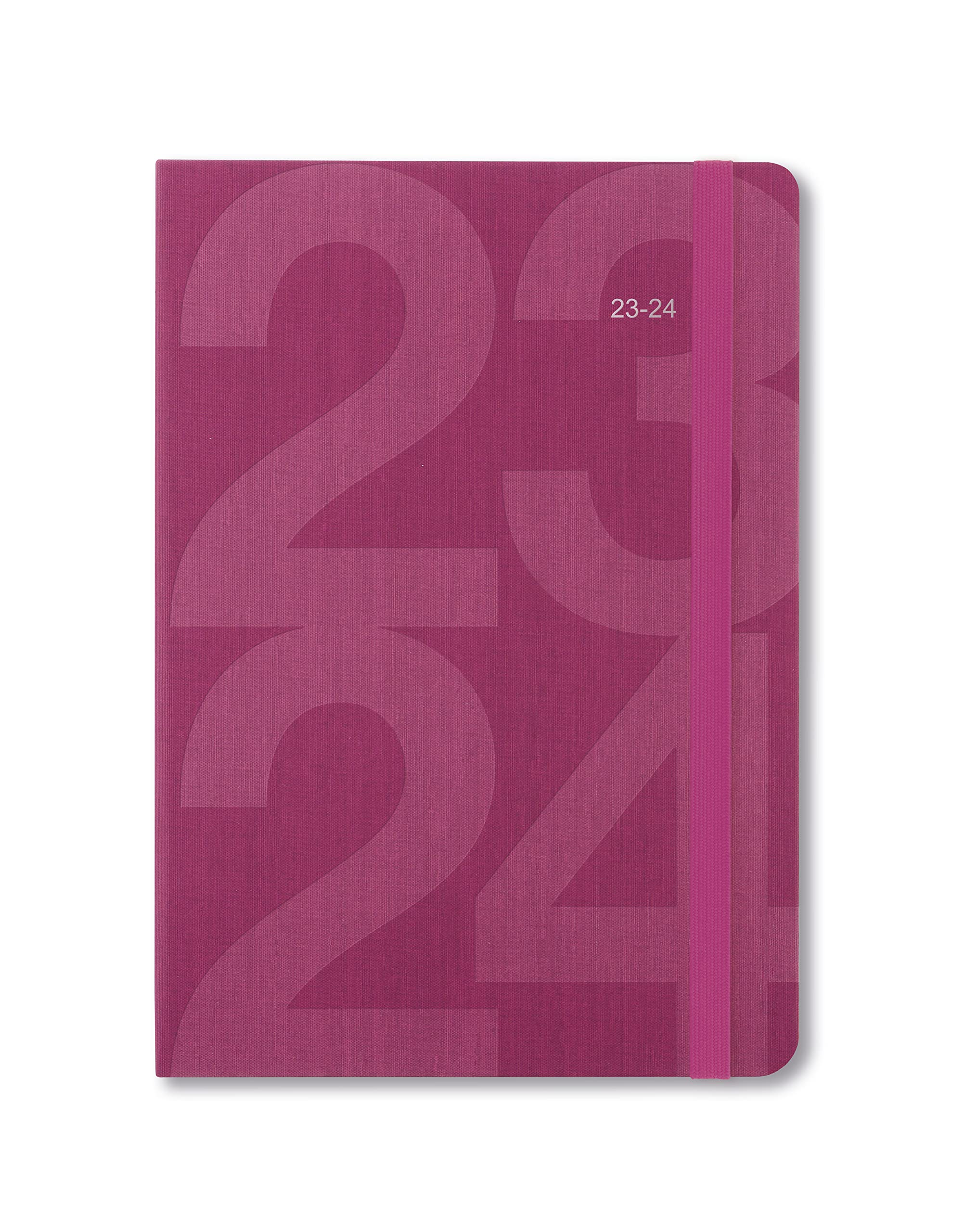 Letts Block A5 week to view 23.24 academic diary - pink