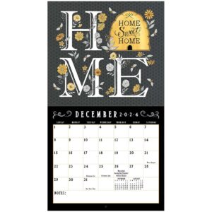 legacy bee-u-tiful life cream 13 x 12 paper 2024 hanging wall calendar