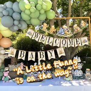 Classic Winnie Banner For The Pooh Baby shower Decorations The Pooh Birthday Banner Winnie and Friends Party Supplies Winnie Theme Party Favor