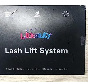 Libeauty Lash Lift Kit with New Glue Balm Lash Perm Kit Korea for Eyelash Curling and Brow Lamination Complete Tools DIY Set Easy for Beginner Use at Salon & Home (Pink)