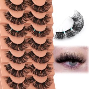 toochunag d curl lash clusters fluffy false eyelashes 18mm wispy volume individual lashes extensions 56 pcs natural fake eyelashes clusters