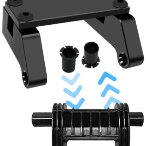 Metal Drive Toggle Bracket Fit for All La-Z-Boy Lazyboy Power Recliners Parts, Metal Motor End Clevis Mount Toggle with 2Pcs Plastic Split Bushings, Black