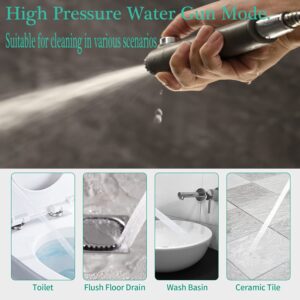 Shower Head with Handheld, Shower Heads High Pressure, High Flow Even with Low Water Pressure-Hand Held Showerhead Set,3 Modes Filtered Showerhead with 59″Replacement Hose/Bracket/Cotton Filters