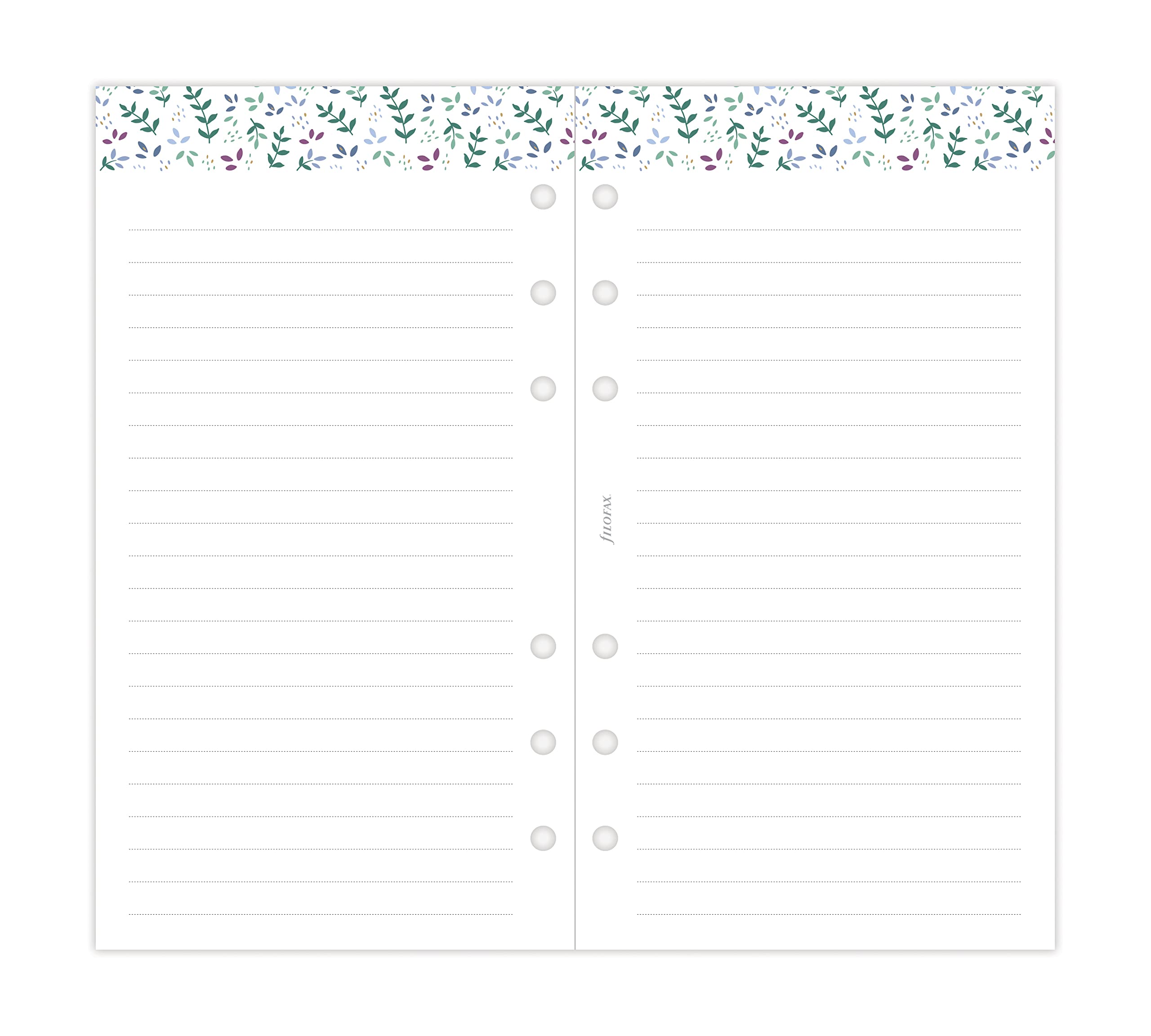 Filofax Personal Garden week to view diary - 2024