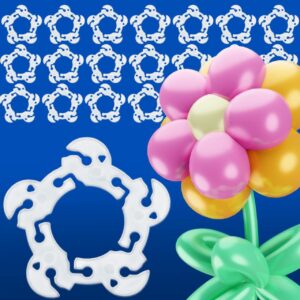 100 pcs balloon holder sticks helium balloon clips for sealing balloon flower clip for birthday decorations balloon arch clips for balloon arch stand flower balloon clip for balloon garland kit