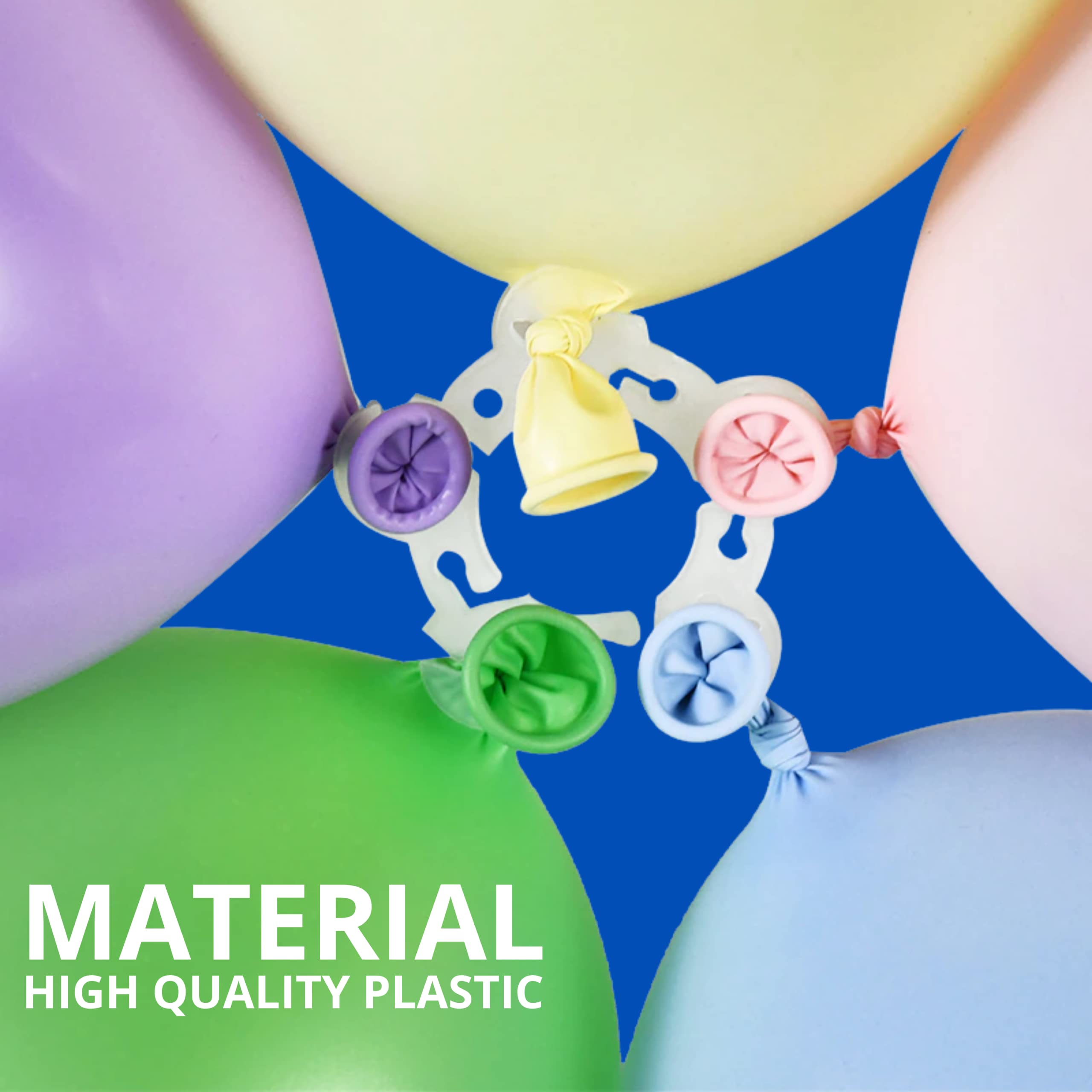 100 PCS Balloon Holder Sticks Helium Balloon Clips for Sealing Balloon Flower Clip for Birthday Decorations Balloon Arch Clips for Balloon Arch Stand Flower Balloon Clip for Balloon Garland Kit