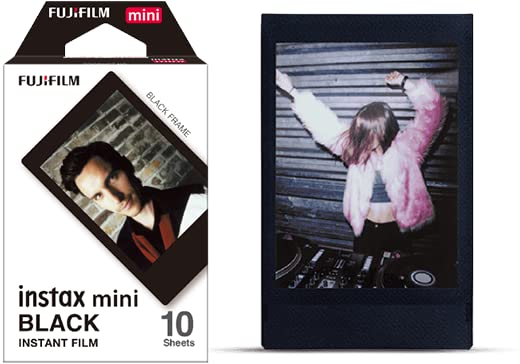 Fujifilm Instant Mini Black Frame Film BluebirdSales Starter Kit (2 Pack) 20 Exposures