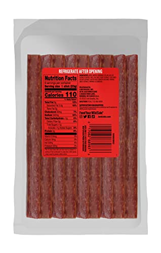 Jack Link's Beef Sticks, Original – Protein Snack, Meat Stick, Made with 100% Beef, No Added MSG** – 7.2 Oz.