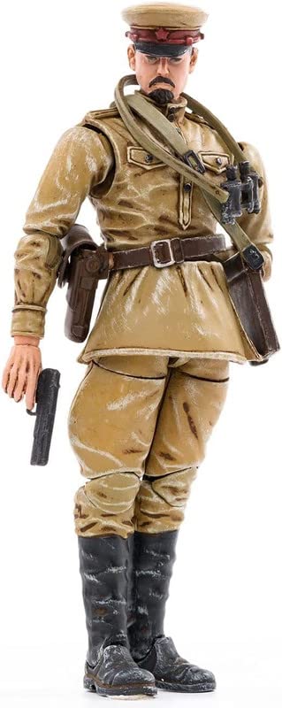 JOYTOY 1/18 Action Figures 4-Inch WWII Soviet Officer Military Collection Model Gift