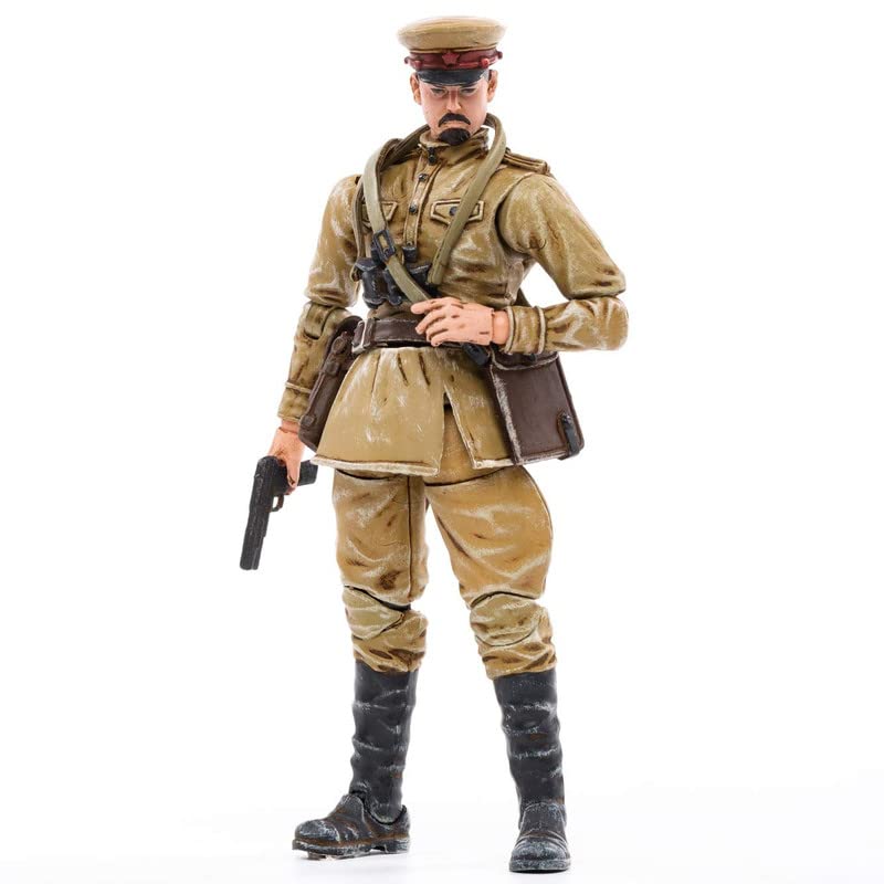 JOYTOY 1/18 Action Figures 4-Inch WWII Soviet Officer Military Collection Model Gift