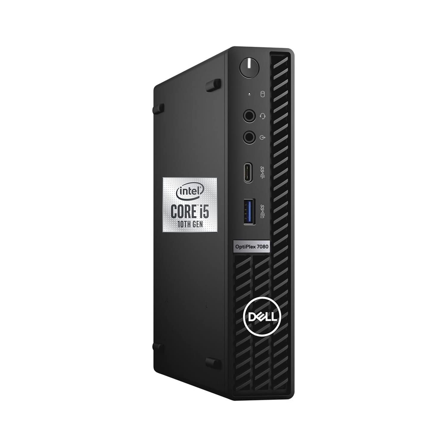 Dell OptiPlex 7000 Series 7080 Micro Form Factor Mini Business Desktop, Intel Core i5-10500T Processor, 16GB RAM, 1TB PCIe SSD, DisplayPort, RJ45, Wi-Fi 6, Windows 11 Pro, Black