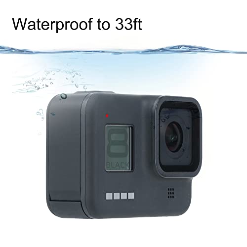 YALLSAME Replacement Side Door Aluminium Wateproof Battery Cover for GoPro Hero 8 Black Repair Accessories for GoPro 8 33ft Waterproof SD Card Slot Lid Battery Cover